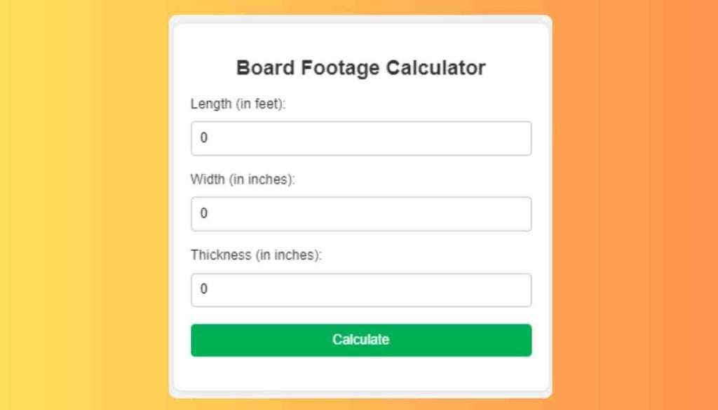 How Much Wood to Buy Calculator: Effortlessly Determine Wood Requirements