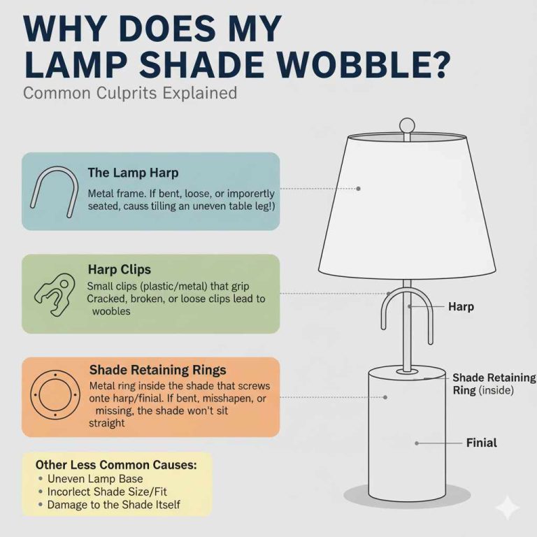 How to Fix a Wobbly Lamp Shade: Effortless Fix
