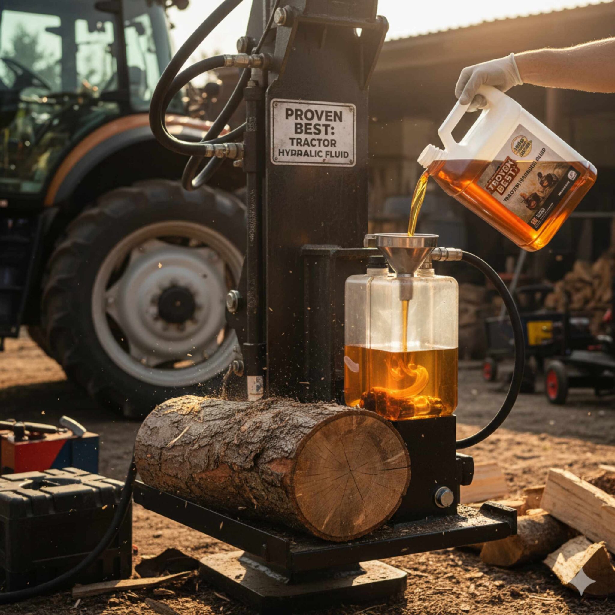 Can You Use Tractor Hydraulic Fluid In Wood Splitters? Proven Best