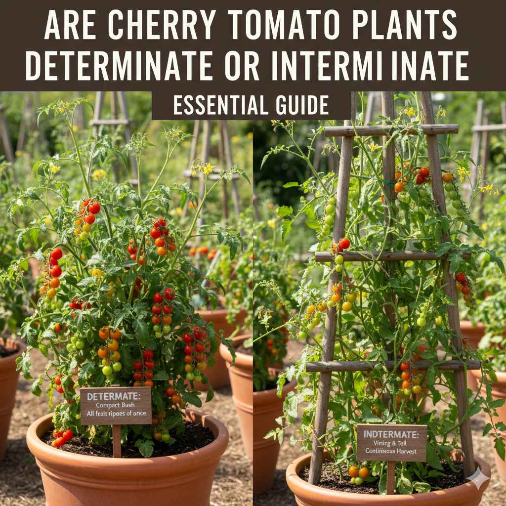 Are Cherry Tomato Plants Determinate Or Indeterminate: Essential Guide