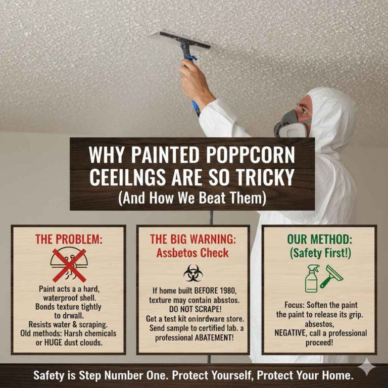 Proven Method: Effortless Scrape Painted Ceilings