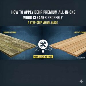 How to Apply Behr Premium All-In-One Wood Cleaner Properly