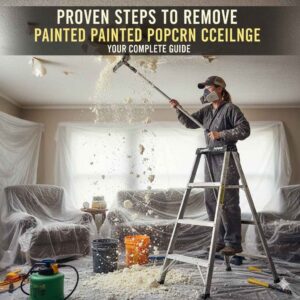 Proven Steps To Remove Painted Popcorn Ceiling