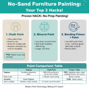 What Paint to Use on Wood Furniture Without Sanding: Proven