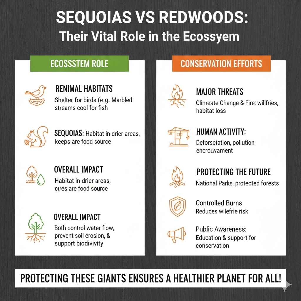 Sequoias vs Redwoods: Spotting the Differences in Giant Trees