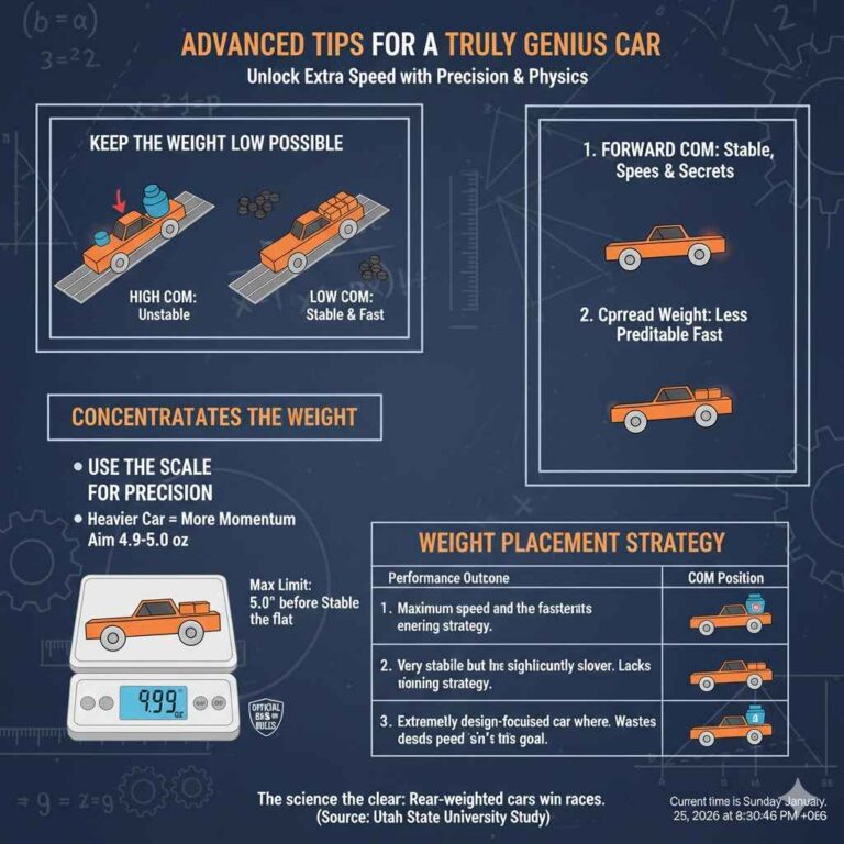 Where Should the Weight Be on a Pinewood Derby Car Genius