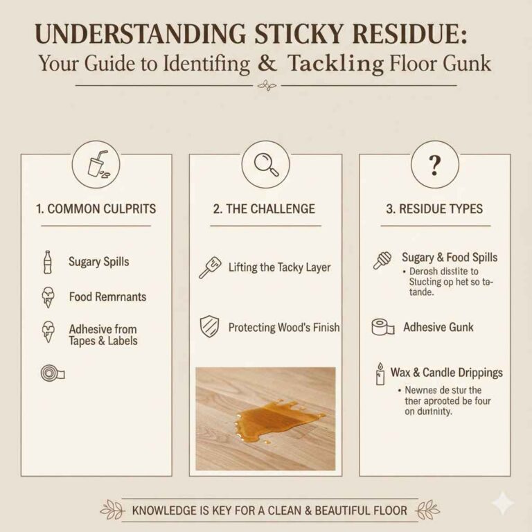How To Remove Sticky Residue From Hardwood Floors