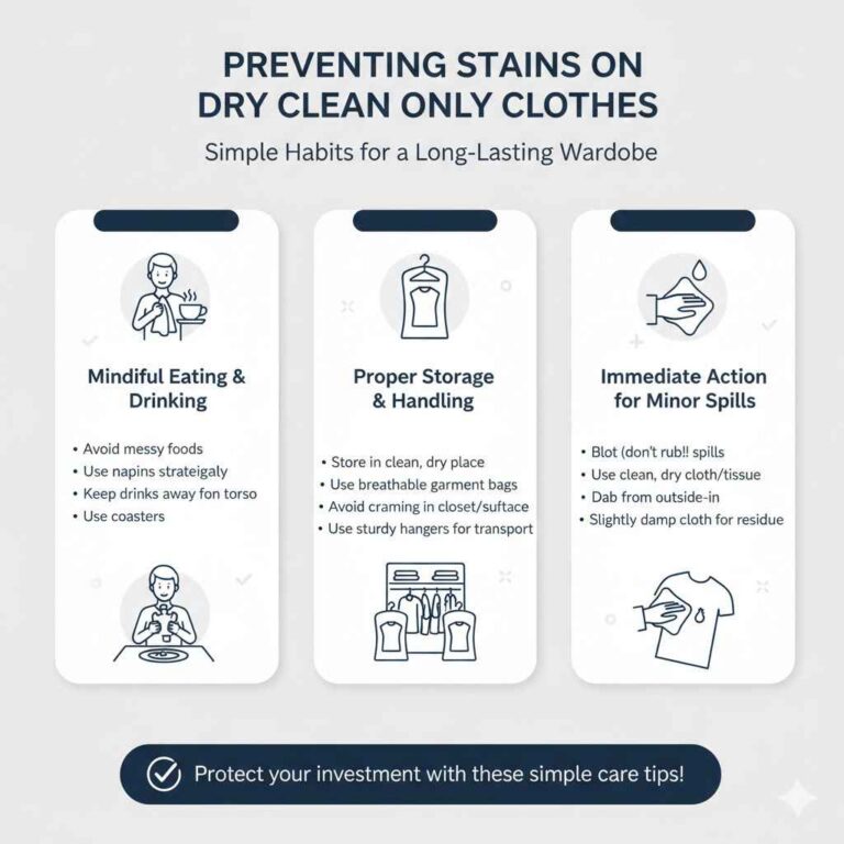 How to Remove Stains from Dry Clean Only Clothes