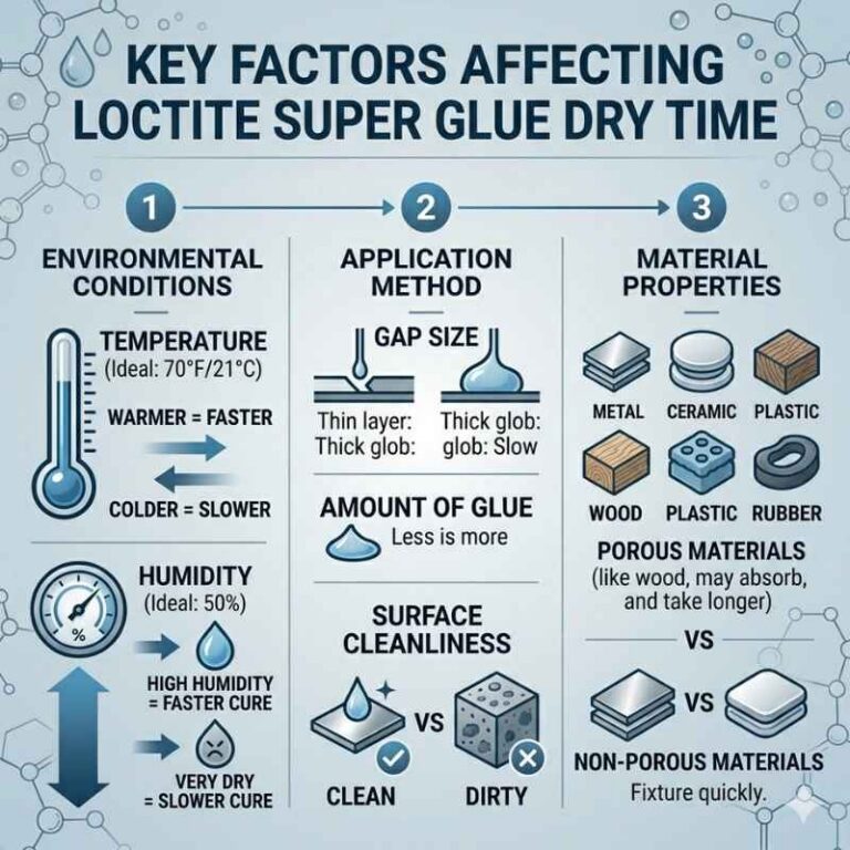 How Long Does Loctite Super Glue Take To Dry